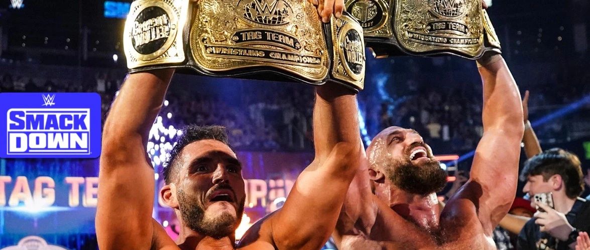 SmackDown｜DIY加冕新任WWE双打冠军|WWE|欧文斯_新浪新闻