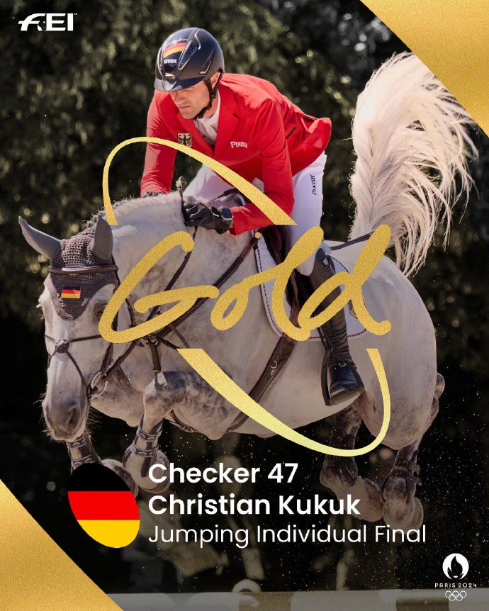 德国马术运动员库库克 Christian Kukuk 和他的马匹Checker|马术|德国|奥运冠军_新浪新闻