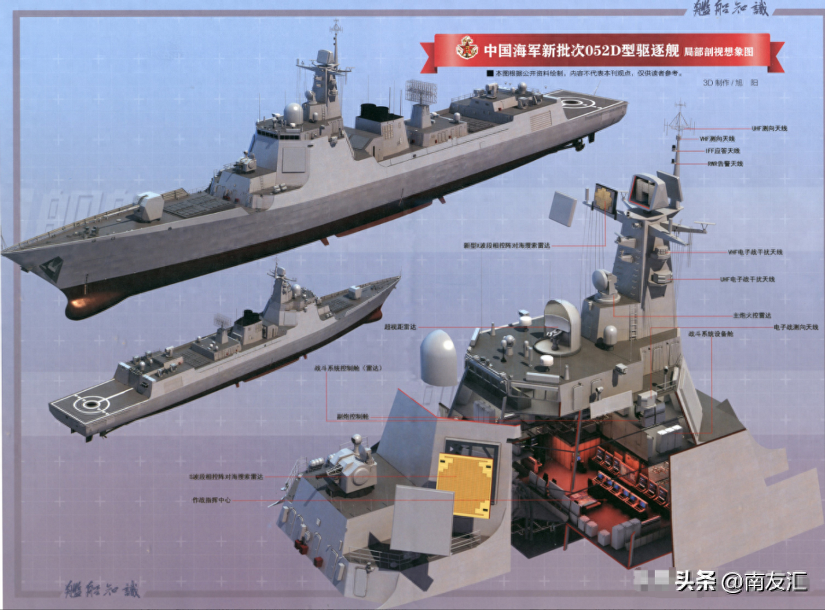 052D驱逐舰跨入“双波段雷达”俱乐部：相近吨位下战力是海表第一|052D驱逐舰|俱乐部_新浪新闻