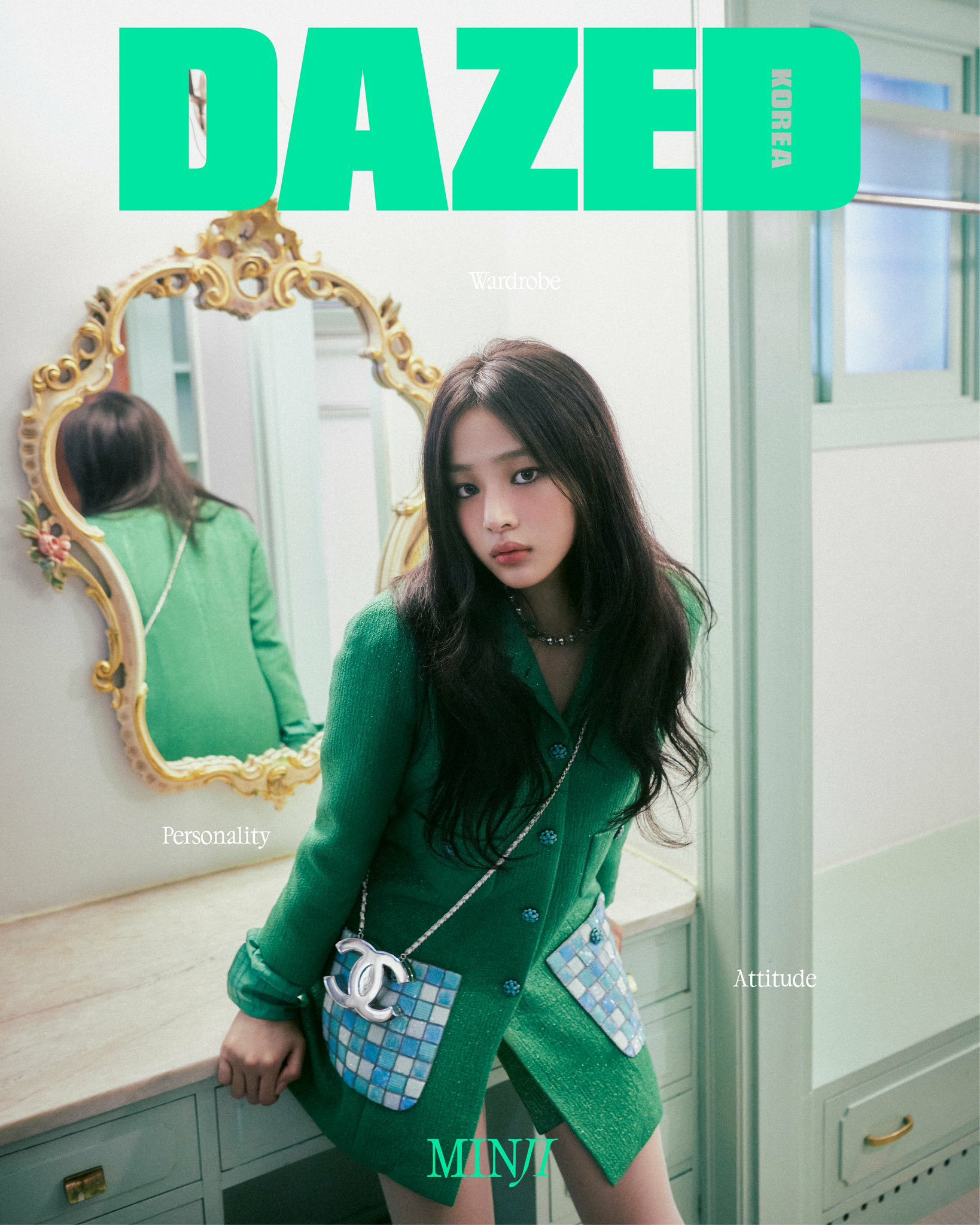 成员登上韩国《Dazed》11月刊封面美图大赏！|韩国|Dazed|金玟_新浪新闻