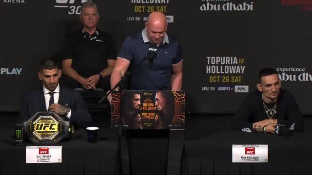 UFC308 | 赛前发布会_新浪新闻