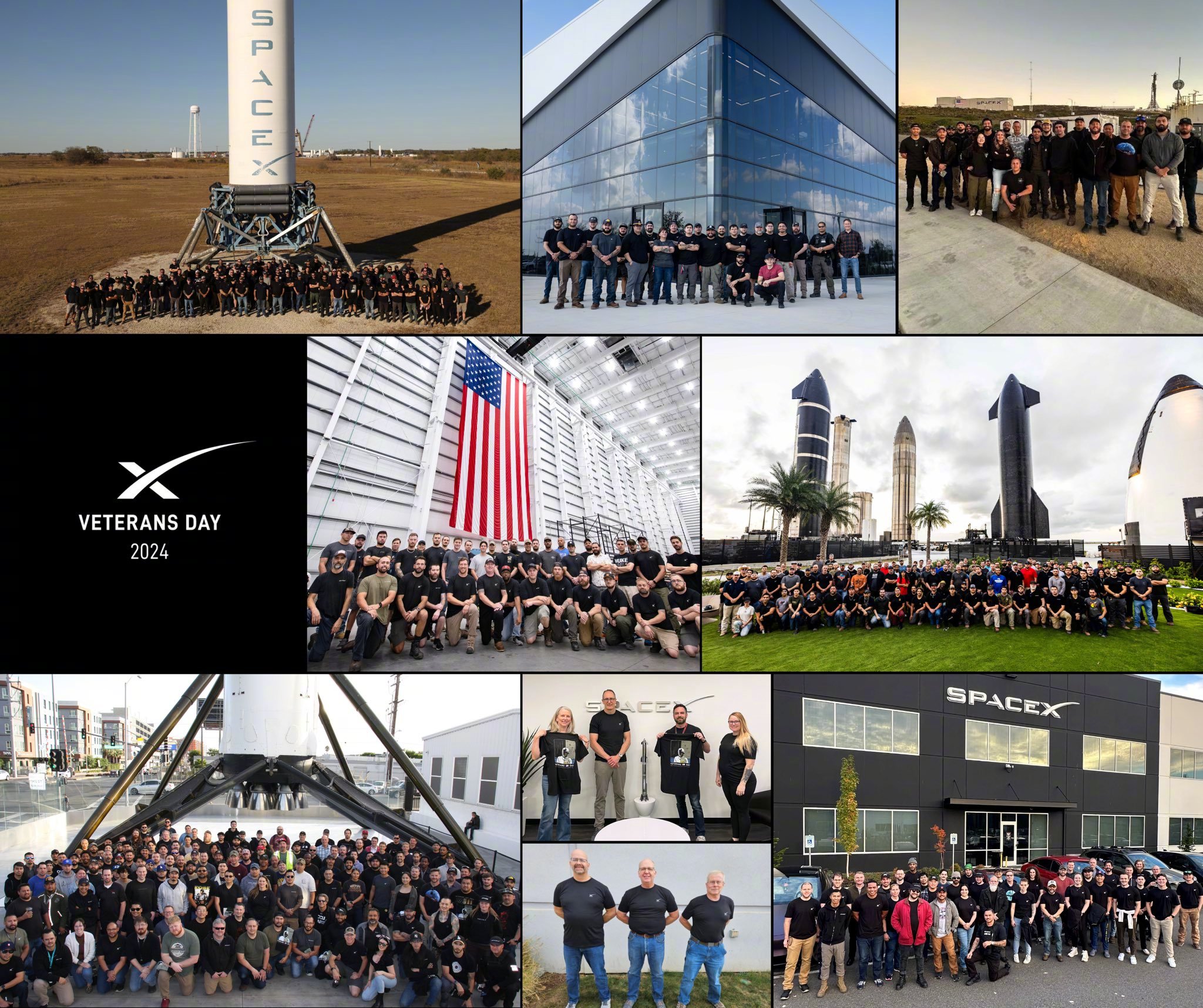 11月11日是美国的老兵节（Veterans Day），SpaceX发了一条推文…|老兵|推文|美国_新浪新闻