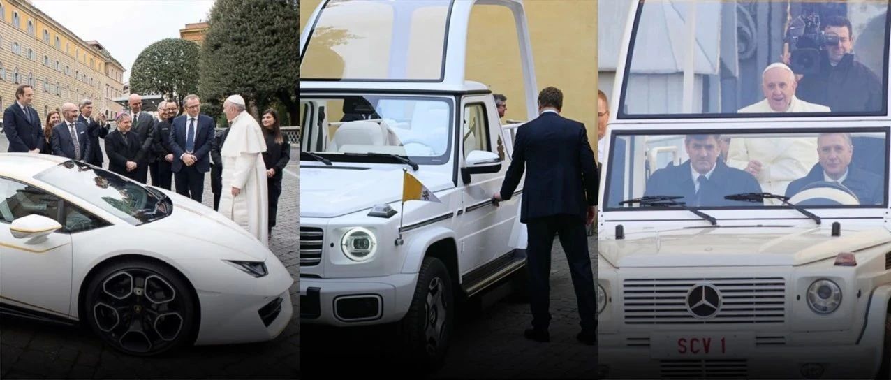 教皇的「奔驰大G」，车牌号SCV1，有什么特殊？|奔驰纯电g级|奔驰m级|梵蒂冈|奔驰大g|专车_新浪新闻