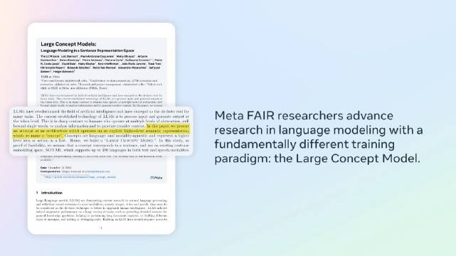 Meta FAIR 的新研究：大型概念模型 (LCM)|Meta_新浪新闻