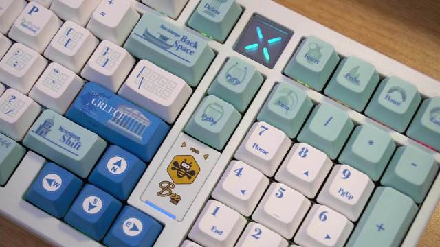 办公党的最佳选择，PgUp、PgDn无敌好用，机械蜂X100机械键盘测评|机械键盘_新浪新闻