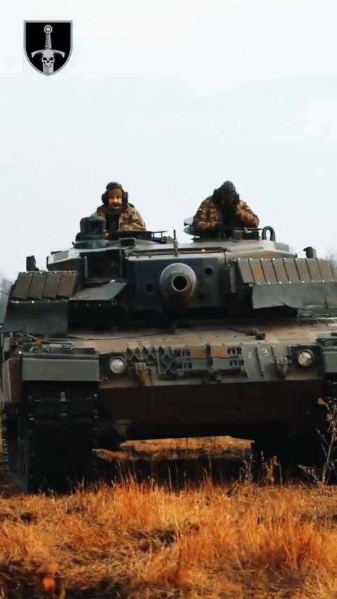 乌军第33旅的豹-2A4V|乌军_新浪新闻