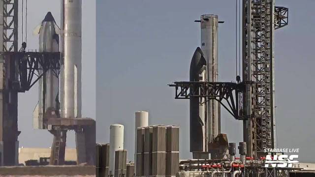 S34星舰与B15超重助推器完成总装迎接即将发射|星舰|北京市|SpaceX|超重|助推器|总装|试飞|对接|飞行|天后|北京时间_新浪新闻