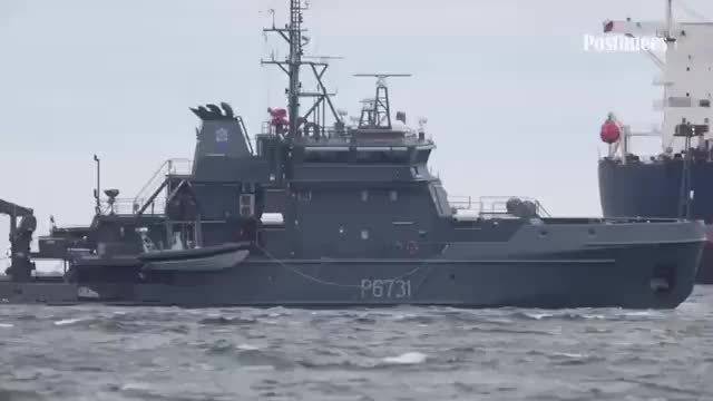 前两天，被爱沙尼亚军方扣押的俄罗斯影子舰队油轮KIWALA的视频|爱沙尼亚|俄罗斯_新浪新闻