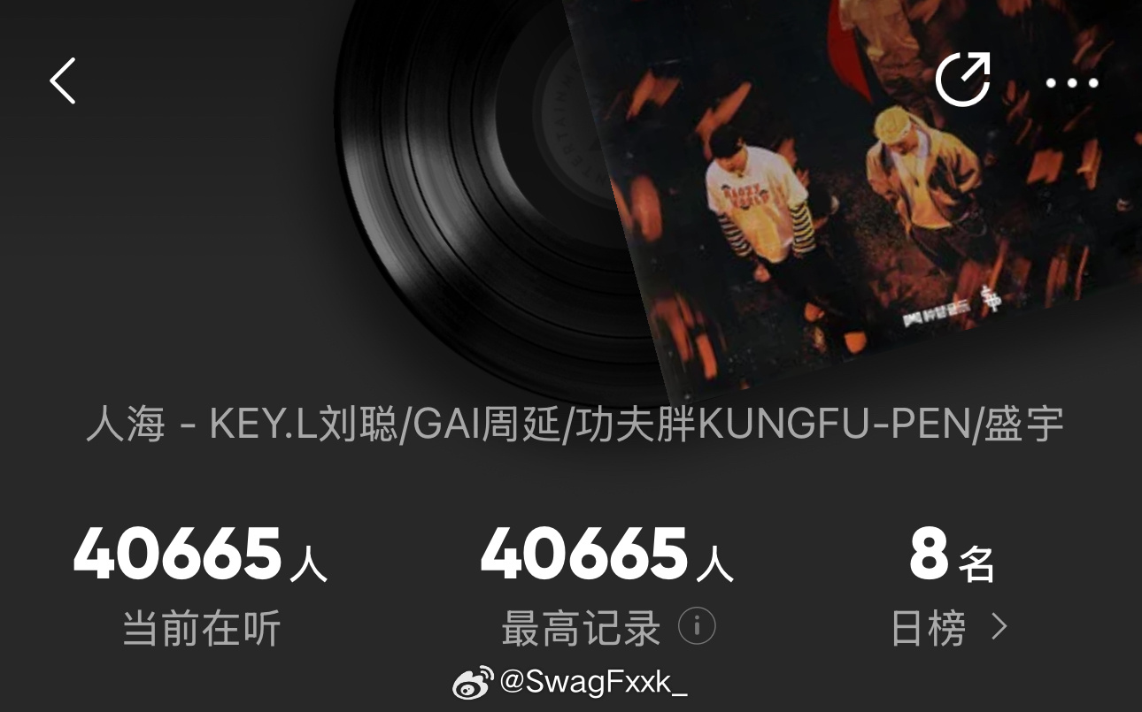 《GBLOCK》专辑第二首单曲《人海》实时收听人数突破4W人！|人海|GBLOCK_新浪新闻