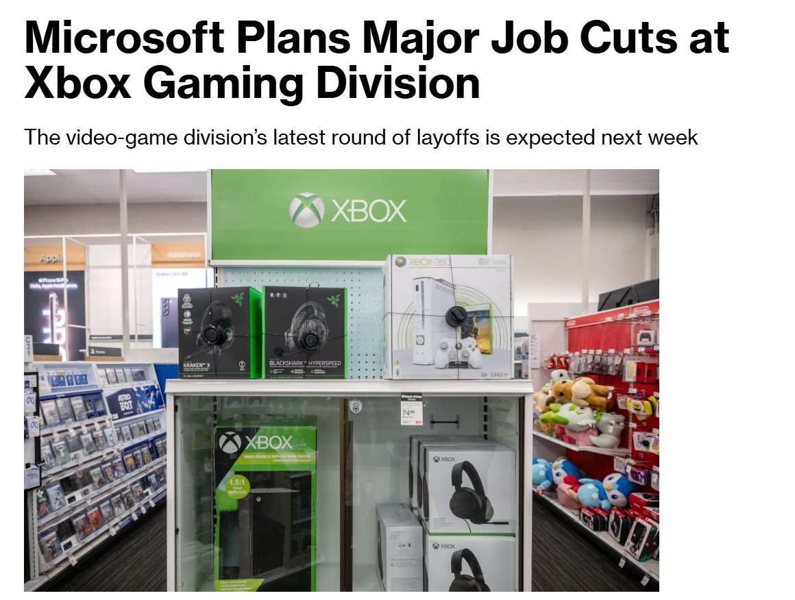 微软Xbox游戏部门下周再裁员，18个月内累计超2550人|微软|Xbox_新浪新闻