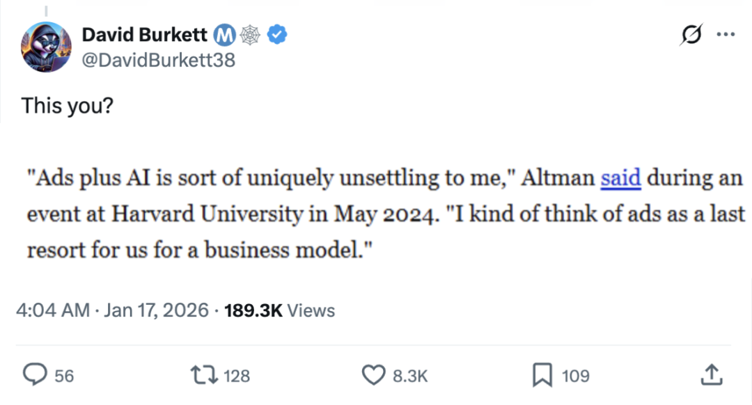 ChatGPT强行上马广告，因为OpenAI真的太烧钱_创事记_新浪科技_新浪网