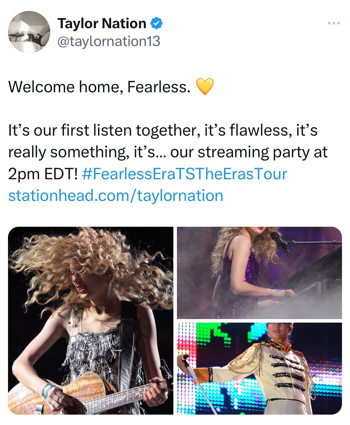 Taylor Nation电台活动每日按专辑发布时间播放Taylor Swift作品