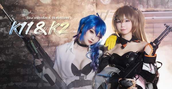 韩国美女Cos《少女前线》K11&K2 小姐姐持枪火辣又飒爽_新浪游戏_手机新浪网