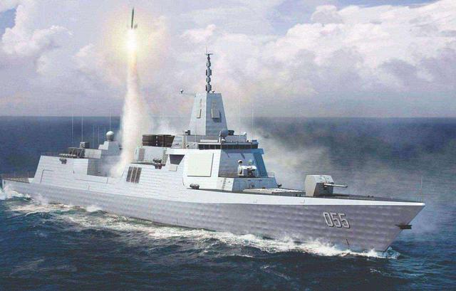 052D加长版能让直20在驱逐舰上起降？没有复制055舰体构造_手机新浪网