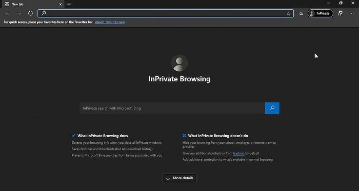 微软Bing搜索的InPrivate Search现整合到Edge的隐私窗口模式中|微软Bing|隐私_新浪新闻