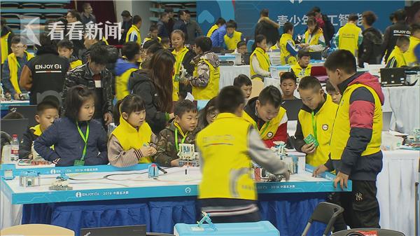 玩转AI新赛项——ENJOY AI 2019赛季中国总决赛在沪成功举办|机器人|编程_新浪新闻