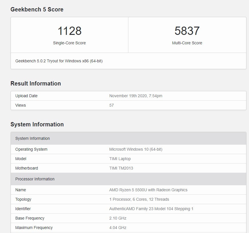 AMD R5 5500U现身：6核12线程，参数与4600U一致|AMD_新浪科技_新浪网