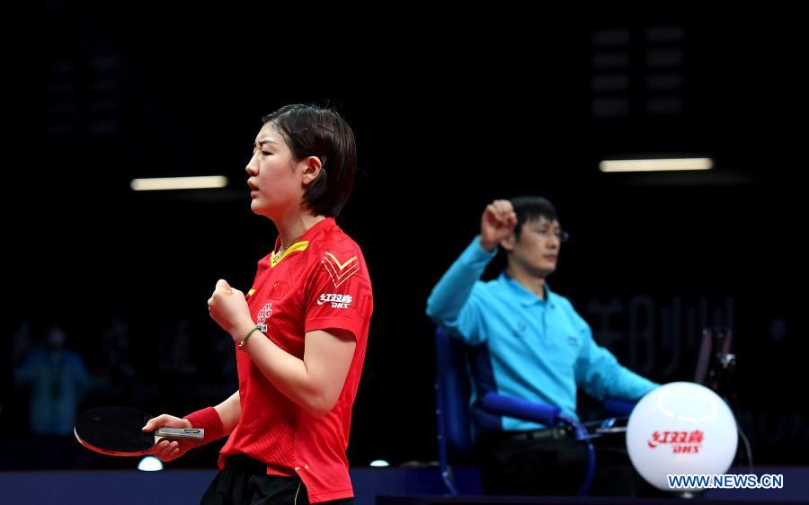 China's Chen, Sun set up ITTF Finals semifinal clash_手机新浪网