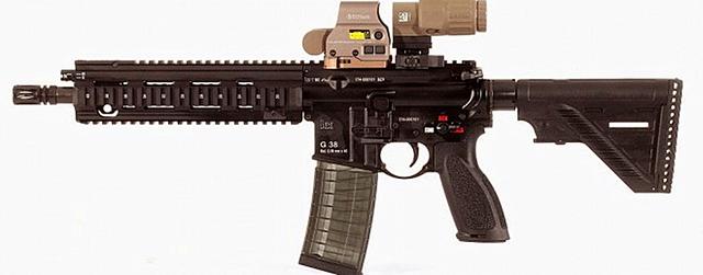 军事丨德国展出改进型HK416 A5步枪，参观者赞叹制造水平的精湛|步枪_新浪新闻