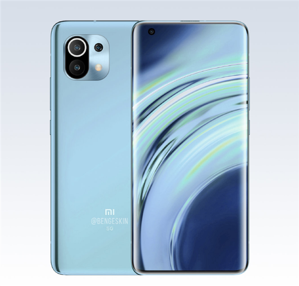 小米11真机曝光：渐变蓝磨砂质感 圆角三摄辨识度高|小米|骁龙|小米11 Pro_新浪科技_新浪网