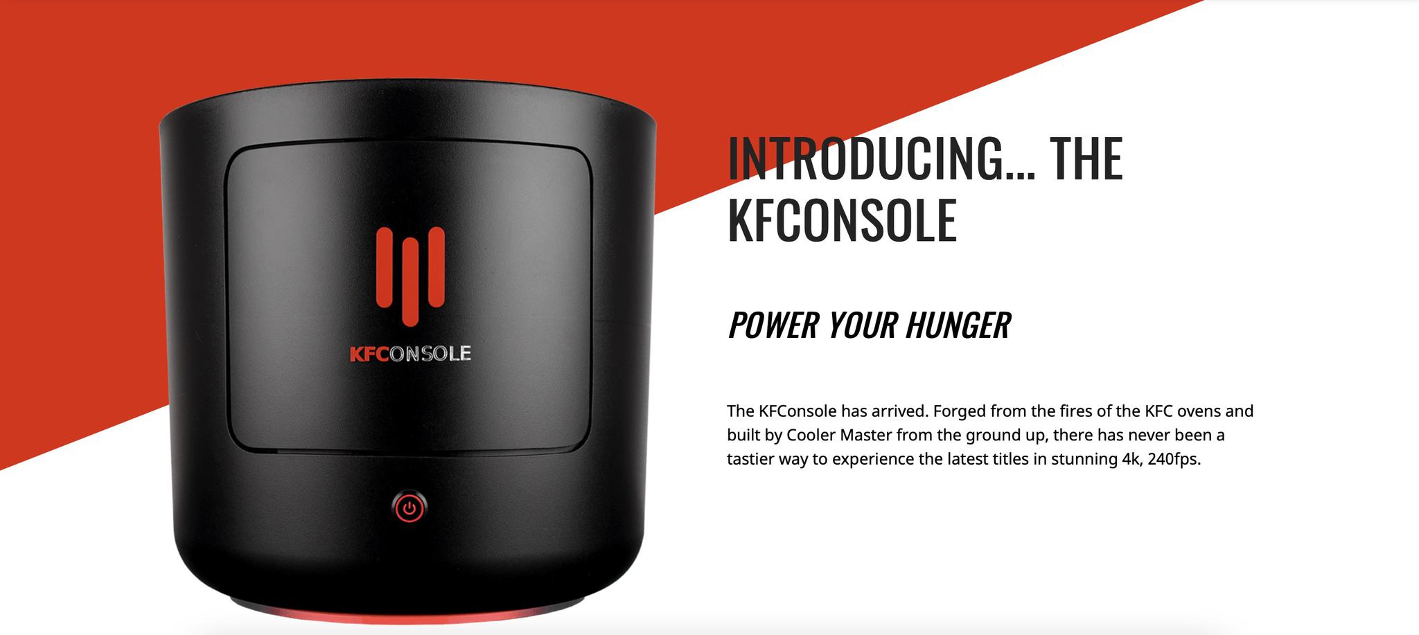 肯德基发布电竞主机 KFConsole：能为炸鸡保温_新浪科技_新浪网