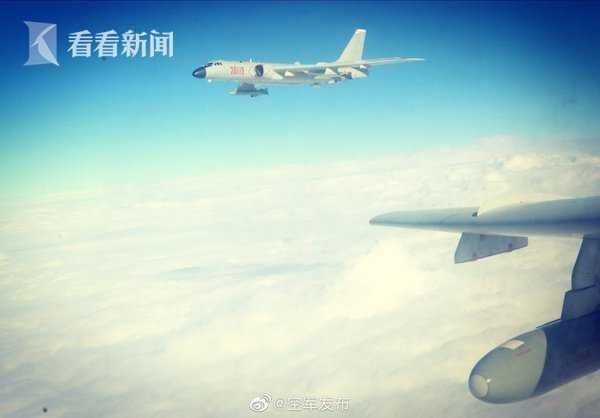 “战神”轰6K挂载K/AKD-63绕台岛巡航 震慑“台独”势力|反舰导弹|导弹_新浪新闻