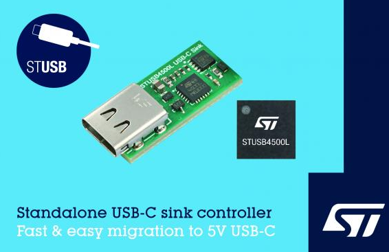 意法半导体推出USB-C控制器IC产品系列产品，仅适用于5V受电设备|意法半导体|意法半导体_手机新浪网