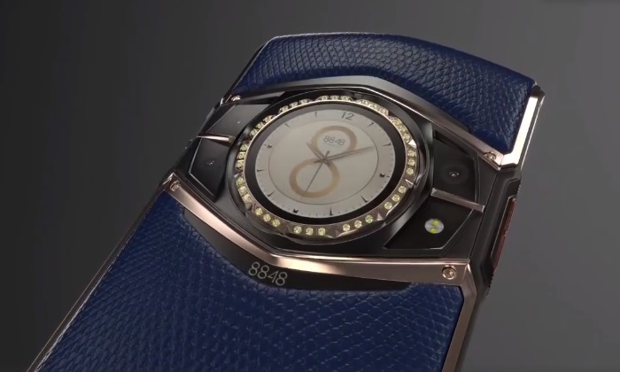 8848 M6 系列 5G 手机视频演示：合成红宝石按键，钛合金镀18K金|8848|5G_新浪科技_新浪网