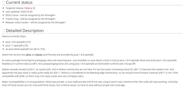 Fedora 33 计划使用 OpenJDK 11 作为默认 Java 版本|OpenJDK|Fedora_新浪科技_新浪网