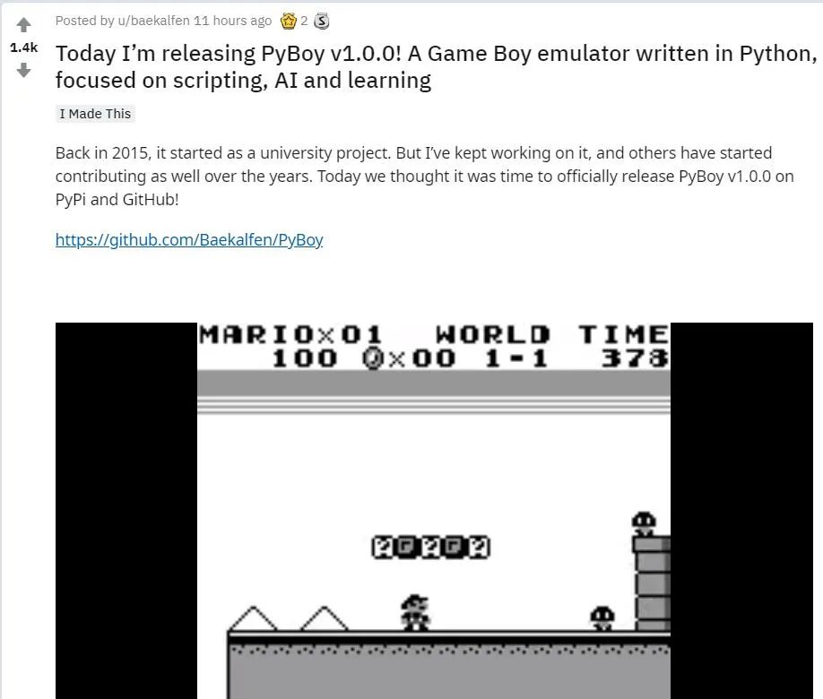用Python写出Gameboy模拟器，还能训练AI模型：丹麦小哥的大学项目火了|模拟器|算法_新浪科技_新浪网