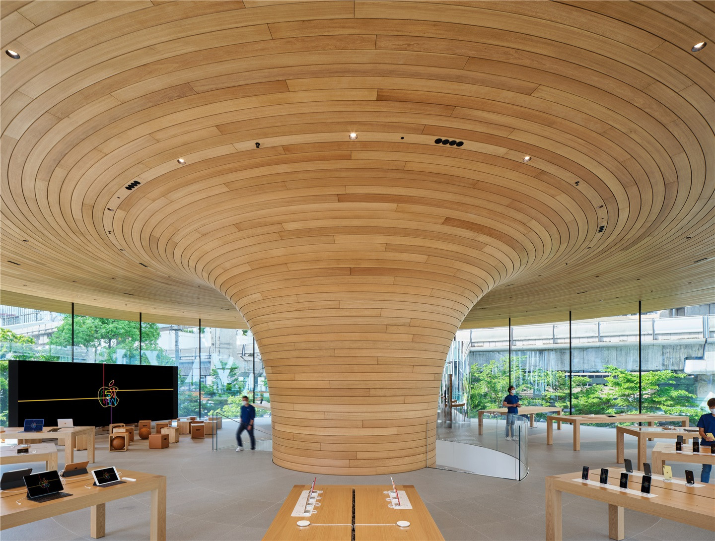 灵感来自「树冠」，苹果全新 Apple Store 即将开门迎客|曼谷_新浪科技_新浪网