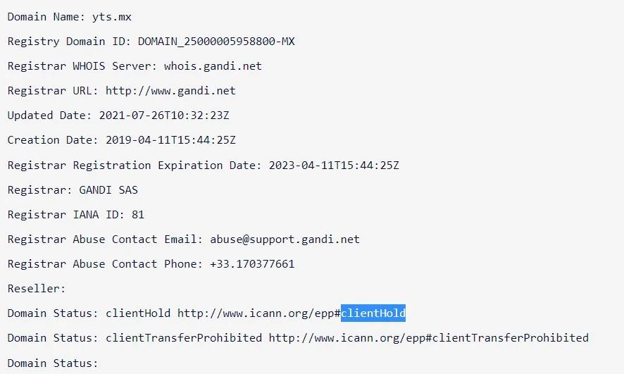 BT资源网站YTS失去了对其域名的控制权_新浪科技_新浪网