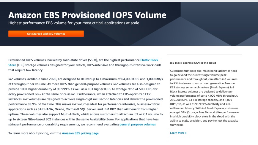 亚马逊云科技推出Amazon EBS io2 Block Express存储卷|亚马逊|Express|云科技_新浪科技_新浪网