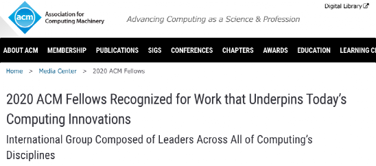 刚刚，2020 ACM Fellow 名单重磅发布，华南理工陶宇飞校友入选！_手机新浪网