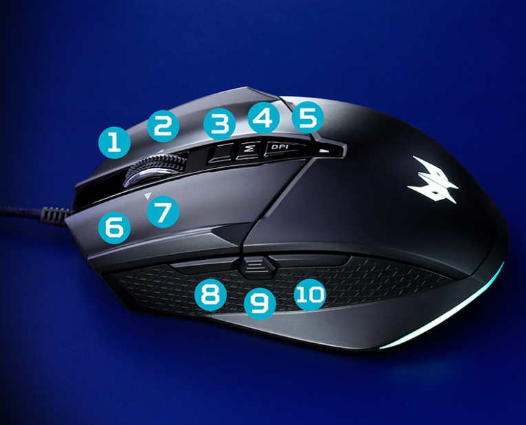 宏碁推出Predator Cestus 335游戏鼠标：3370传感器，2000Hz回报率|宏碁|游戏鼠标_新浪科技_新浪网