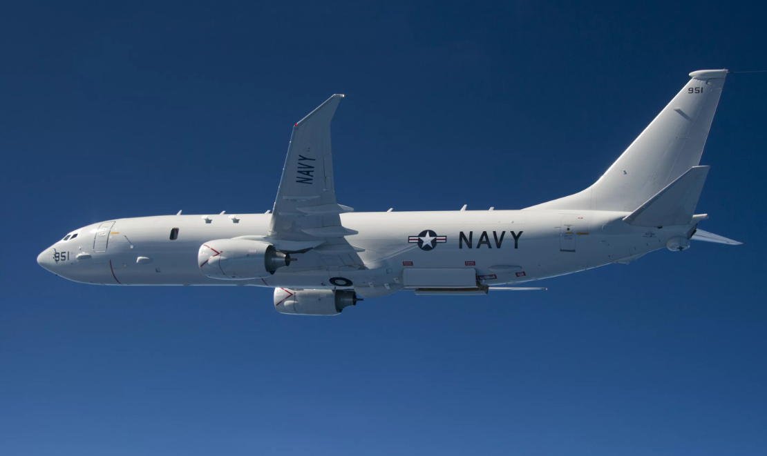 美P8A反潜机今突现台湾海峡 被解放军广播驱离_手机新浪网