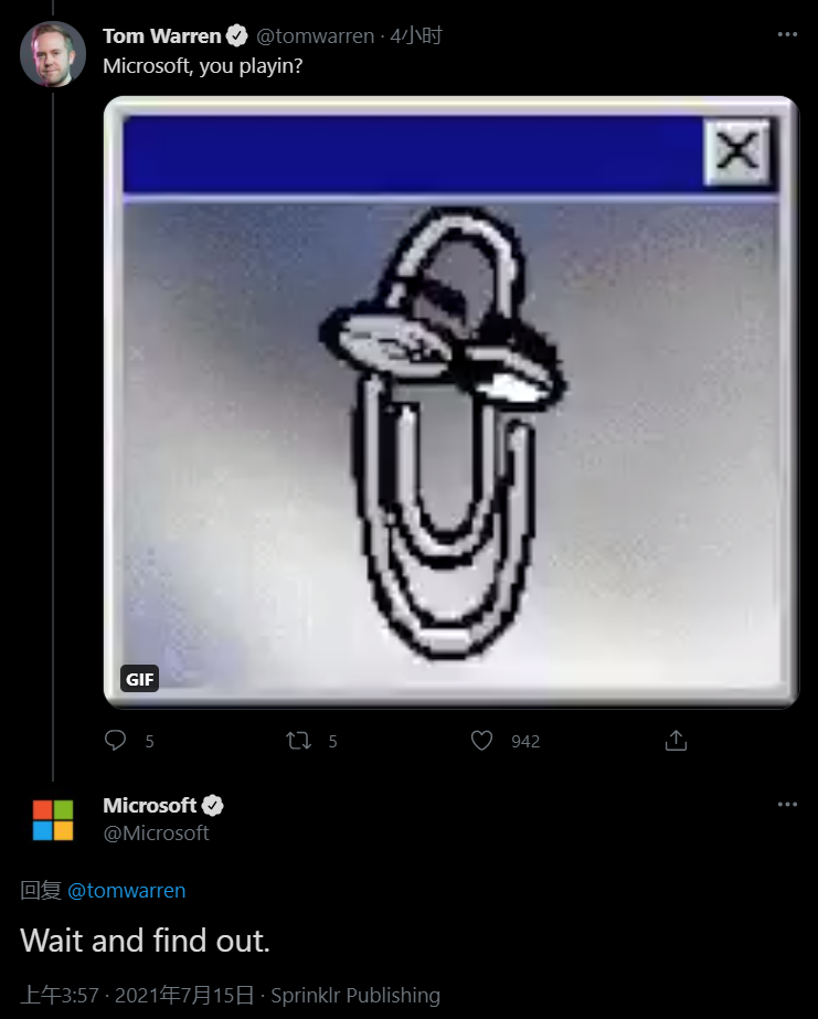 微软“大眼夹”Clippy将回归，替代Microsoft 365的“回形针”emoji|微软|emoji_新浪科技_新浪网