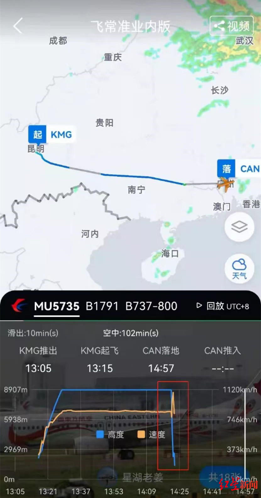 专家解读MU5735飞行数据：若数据准确，说明机组或曾尝试挽救飞机|飞机|专家_新浪新闻