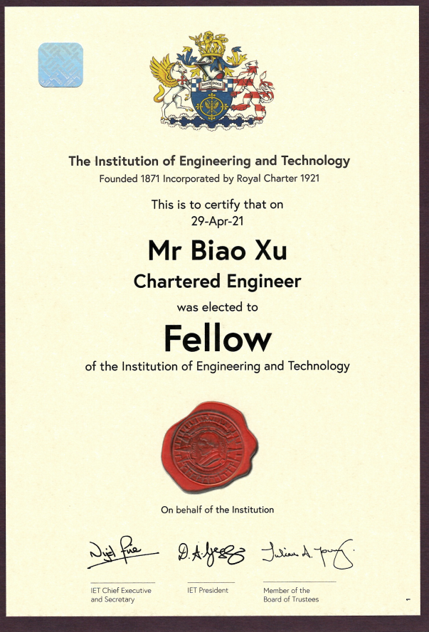 国内首位IET与ICE双料Fellow|工程师|英国_新浪新闻