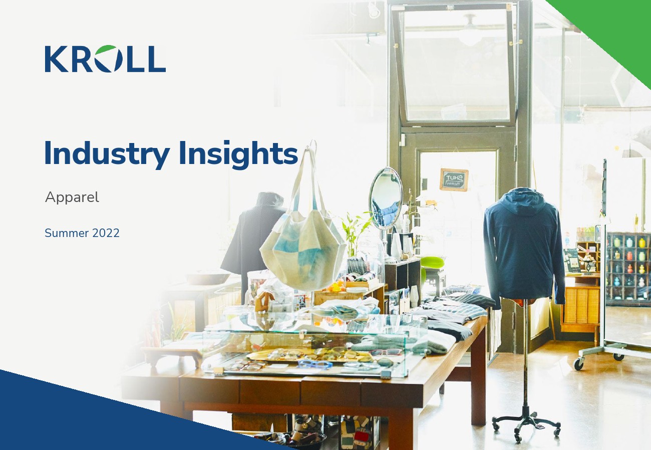 Kroll：2022年夏季服饰行业报告|零售_新浪科技_新浪网