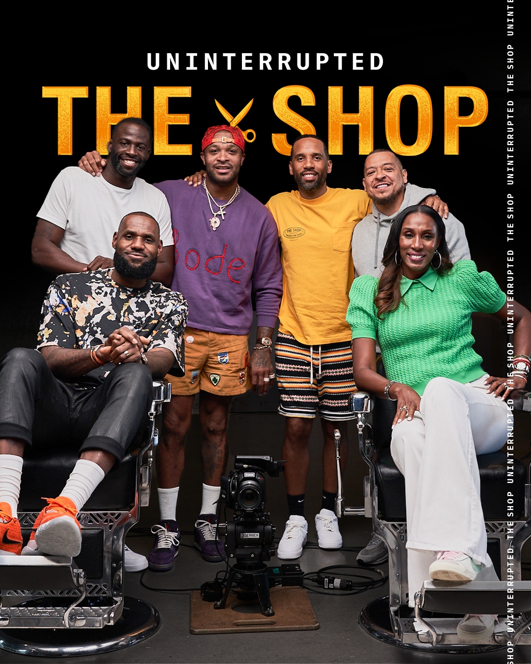 詹姆斯转发最新一期《The Shop》剧照：追梦&PJ-塔克出镜_手机新浪网