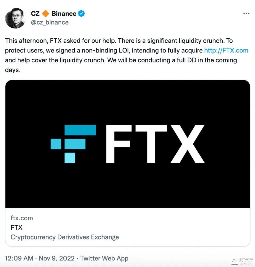 “抱大腿”却被币安痛击 FTX能否借助监管机构翻身？_手机新浪网