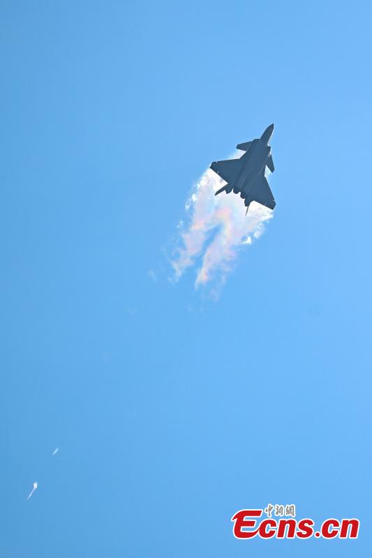 China's J-16, J-20 fighter jets conduct performance at 14th Airshow in Zhuhai_手机新浪网