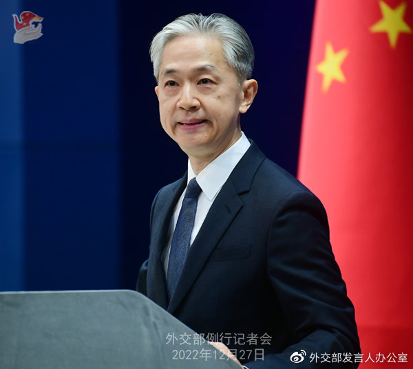【双语】例行记者会/Regular Press Conference（2022-12-27）_手机新浪网