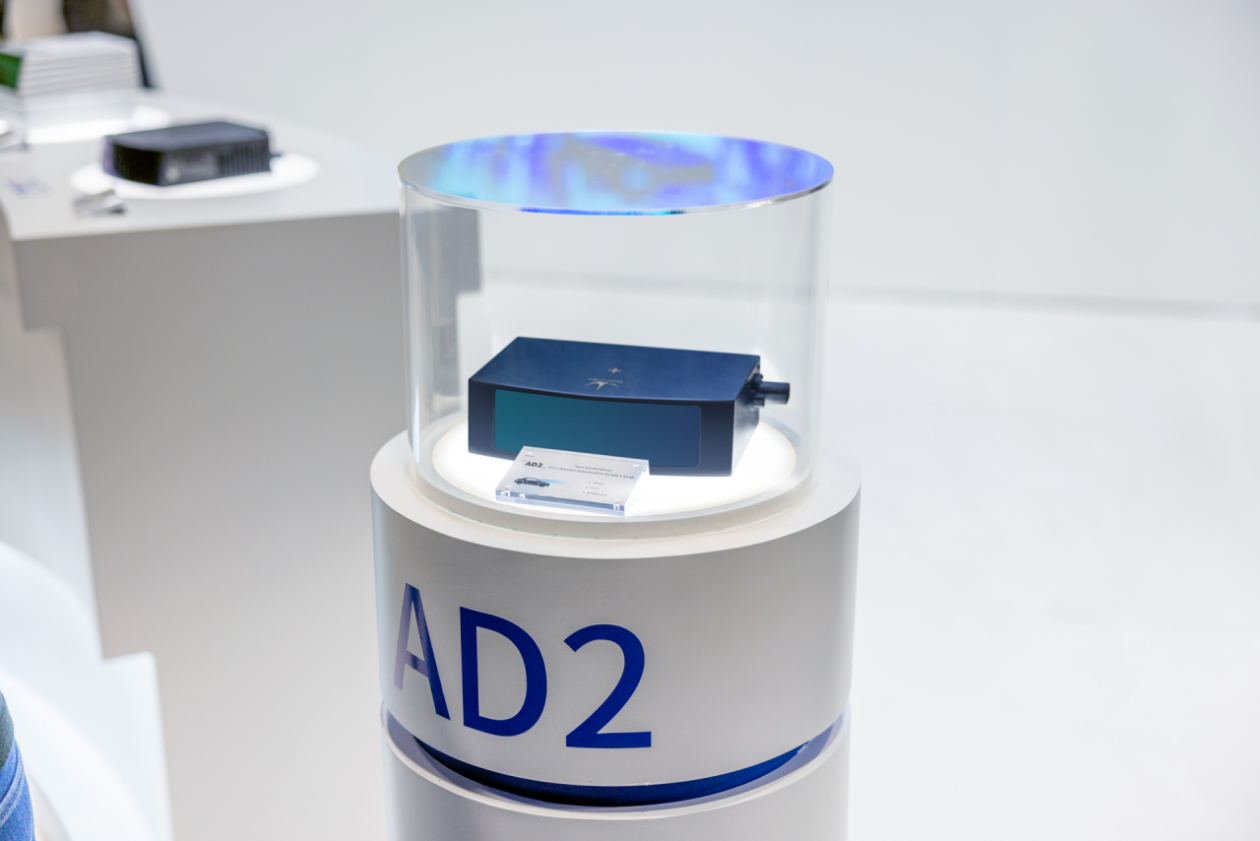 北醒512线车规级激光雷达AD2首次亮相CES_手机新浪网