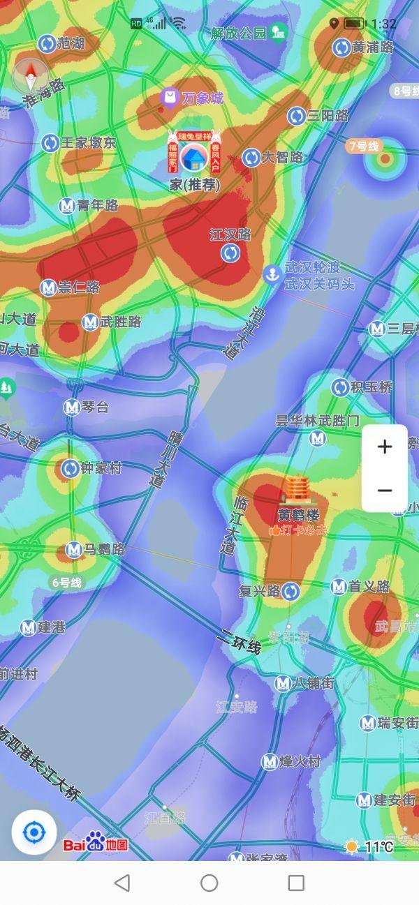 百度“热力图”红色不褪色，黄鹤楼位居全国热门景区前十|武汉市_新浪财经_新浪网