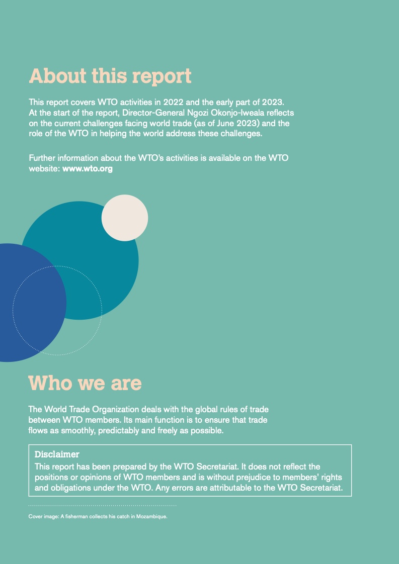 WTO：2023年年度世界贸易组织报告|世贸组织|世界贸易组织|WTO_新浪科技_新浪网