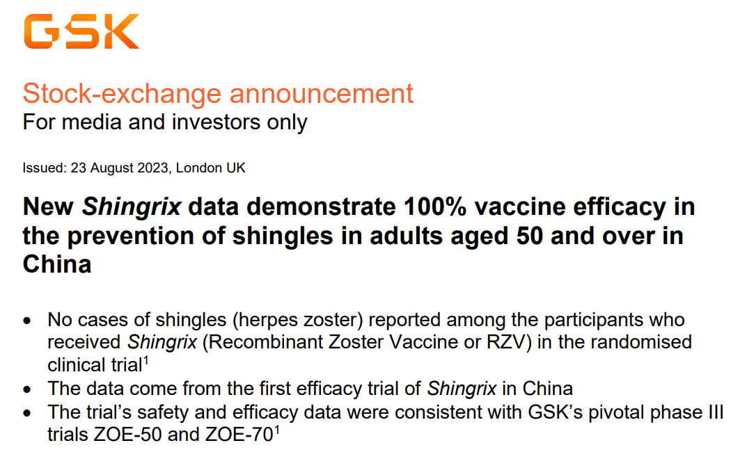 最新数据！在中国Shingrix保护率100%，国内带状疱疹疫苗双寡头局面何时打破|带状疱疹_新浪财经_新浪网