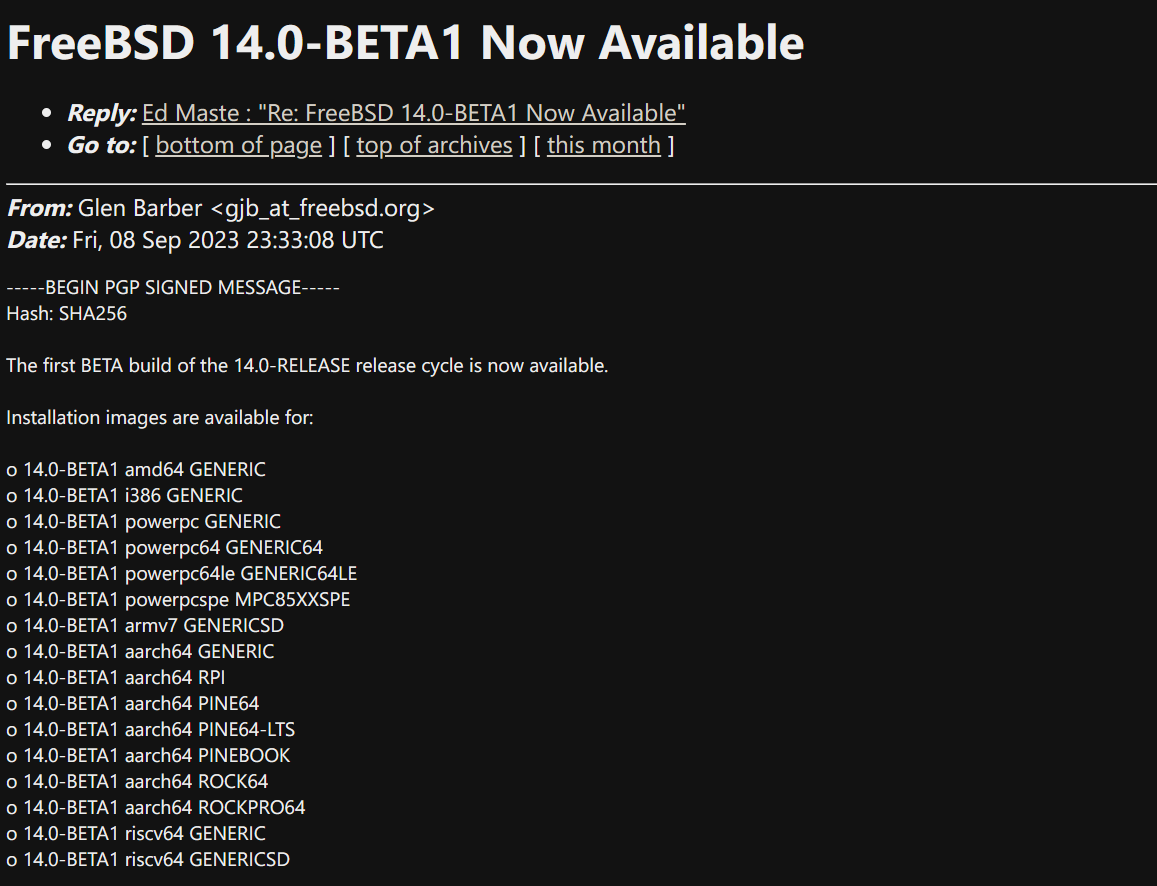 FreeBSD 14 Beta 1 操作系统发布：初步支持 WiFi 6，更新 LLVM 工具链|WiFi 6|it之家|操作系统_新浪科技_新浪网
