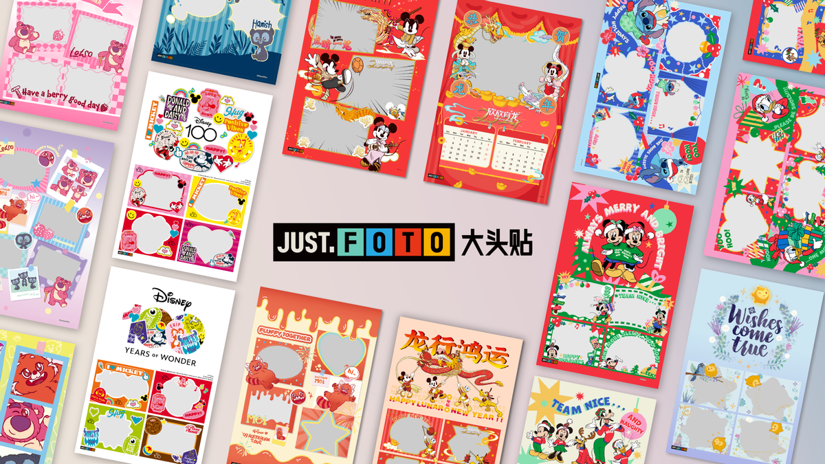 JUST.FOTO大头贴与迪士尼梦幻合作，共创美好回忆！|相框|影像|记忆|人物|滑雪_手机新浪网